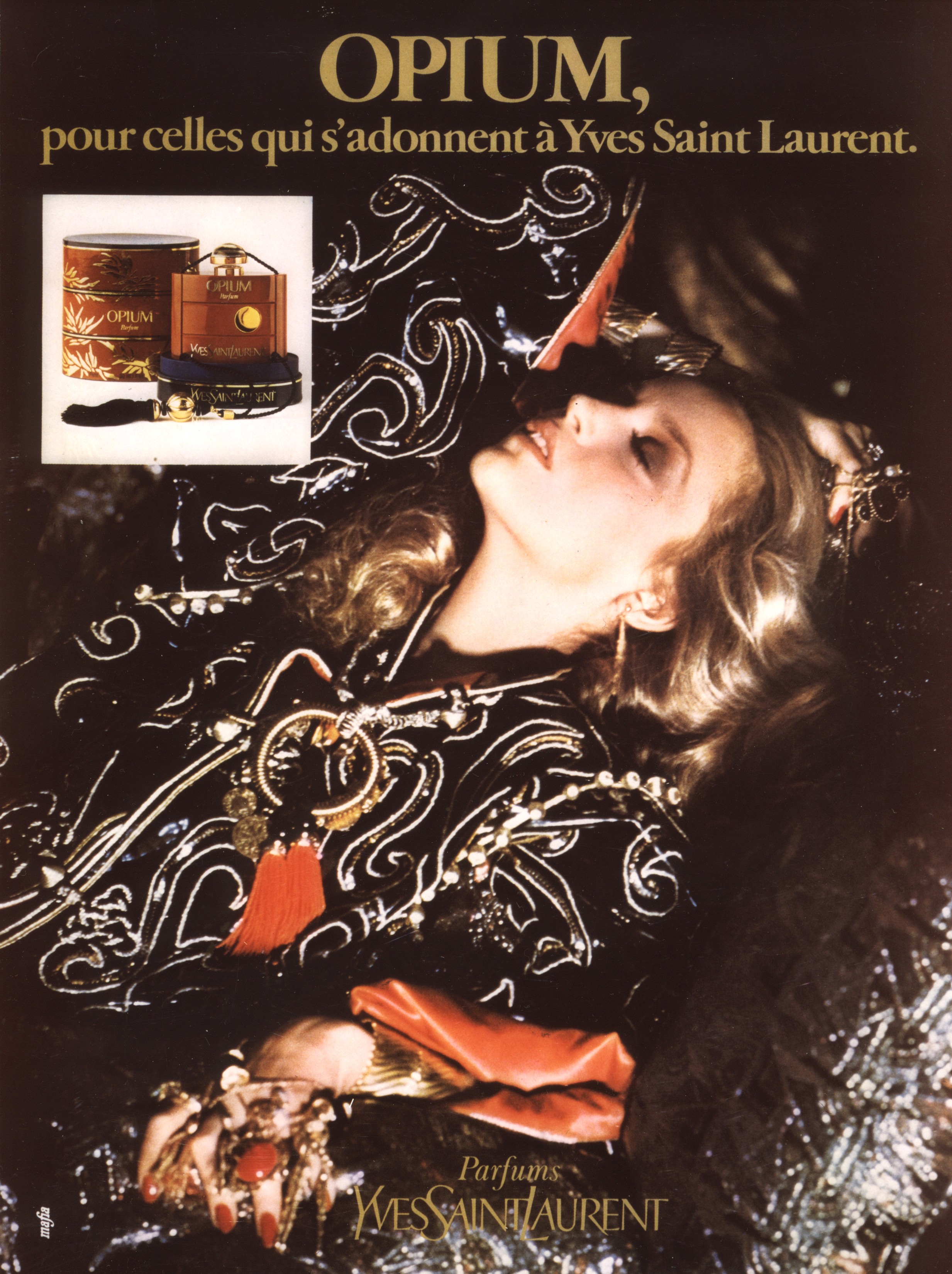 Opium Perfume Ad